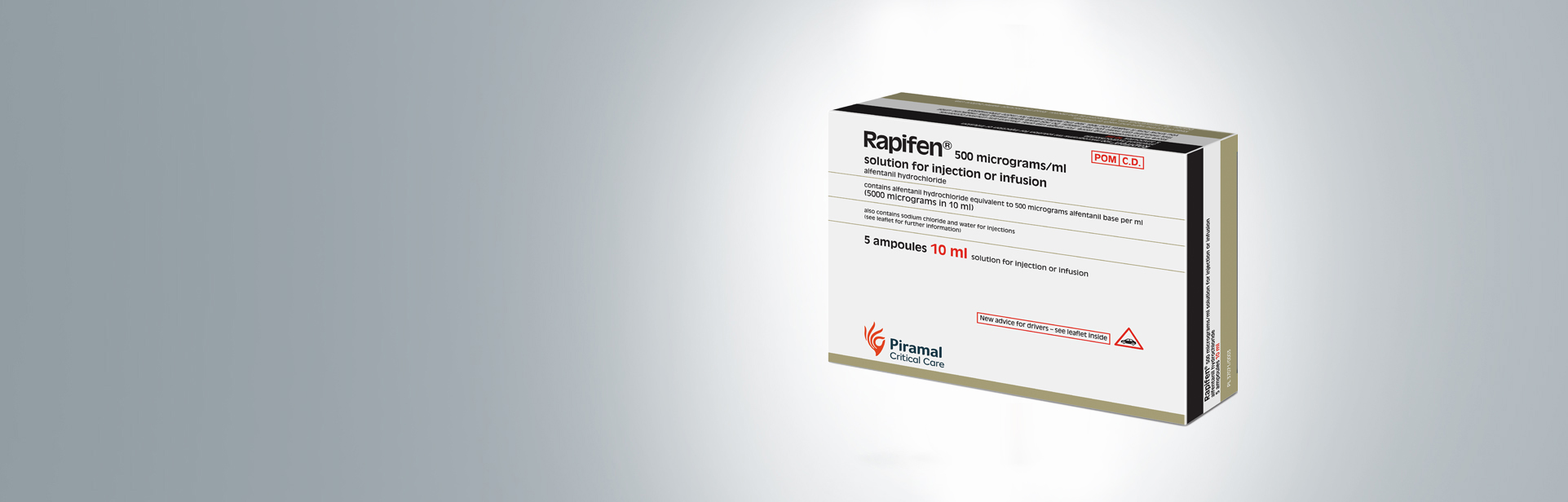 Rapifen® (Alfentanil Hydrochloride) Pain Management | Piramal Critical Care