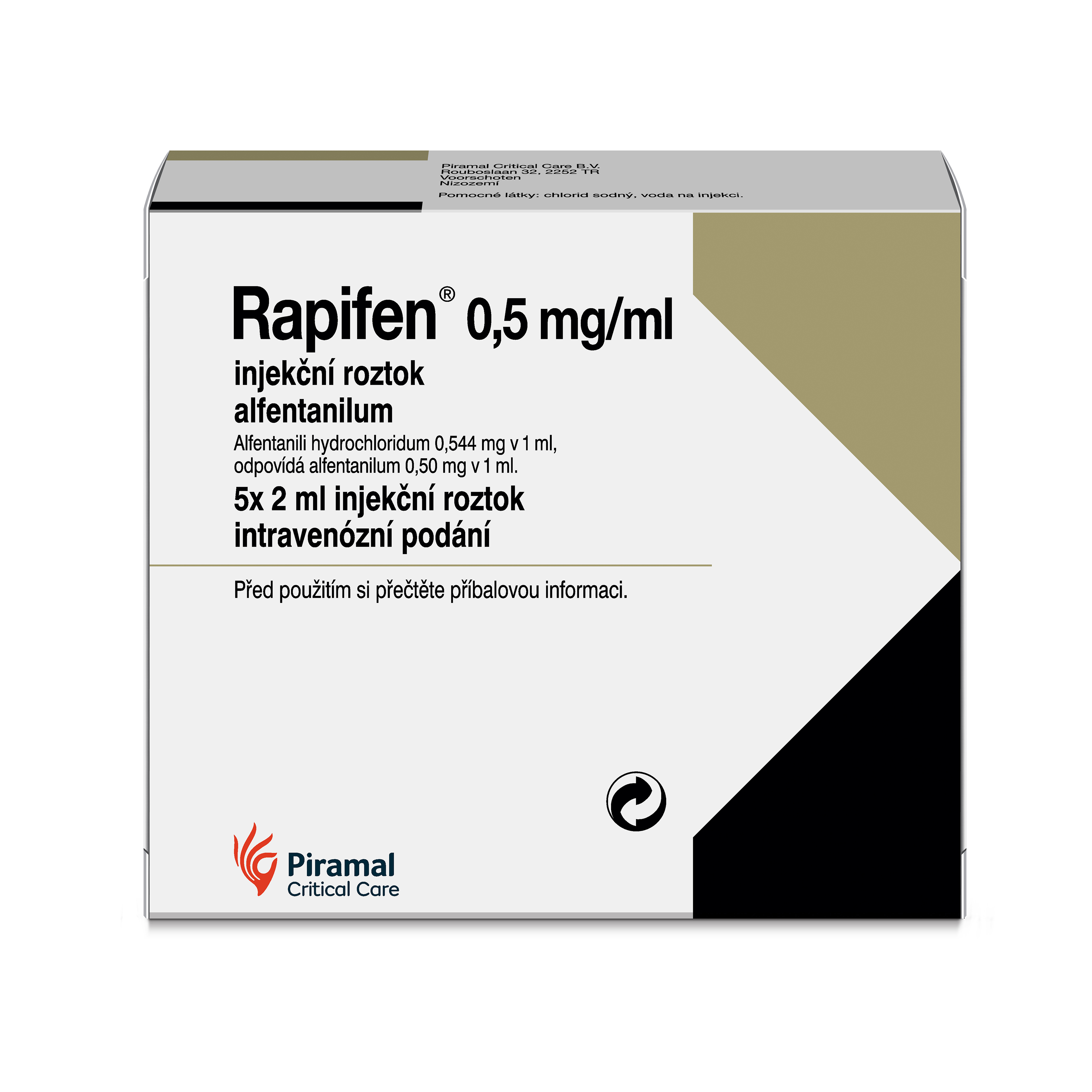 Rapifen 2 mL Czech Republic - UK - Piramal Critical Care